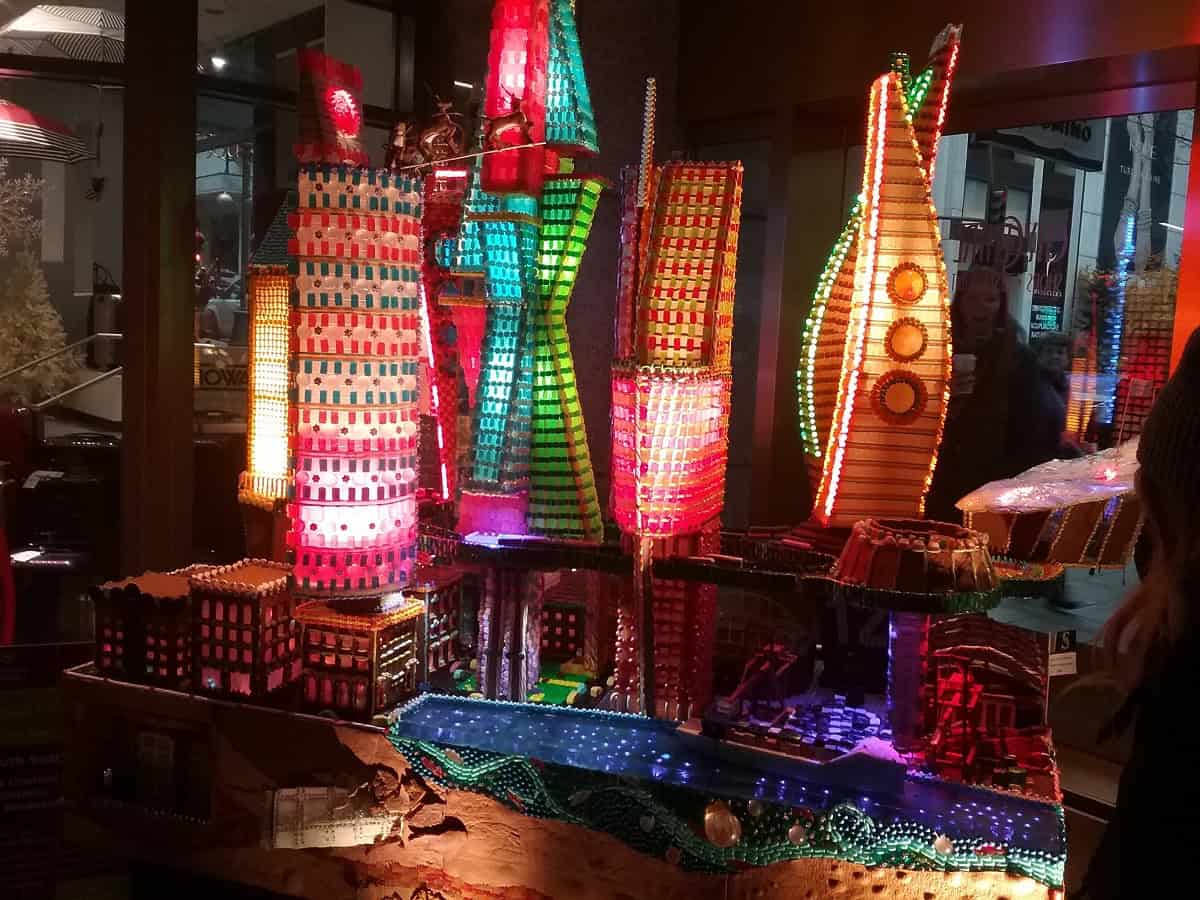 Free giant Gingerbread Village displays at Sheraton Grand Seattle ...